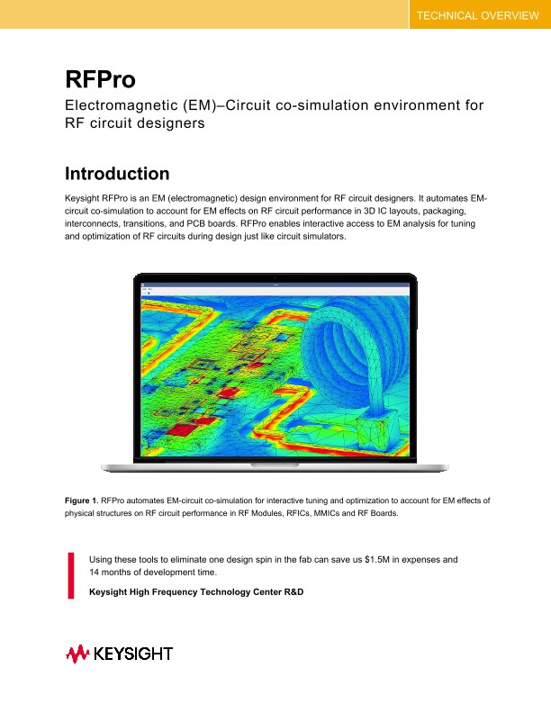 Keysight RFPro PDF Asset Page | Keysight